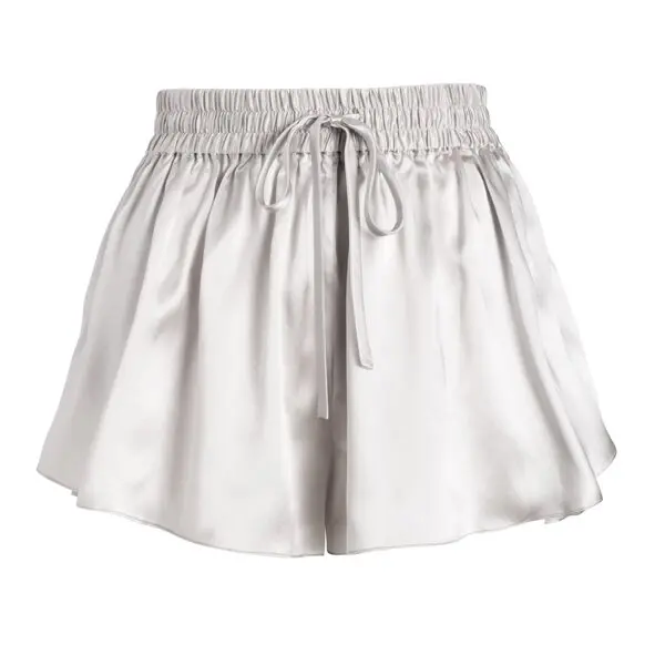 JE MÉRITE (I DESERVE) Pleated Silk Shorts