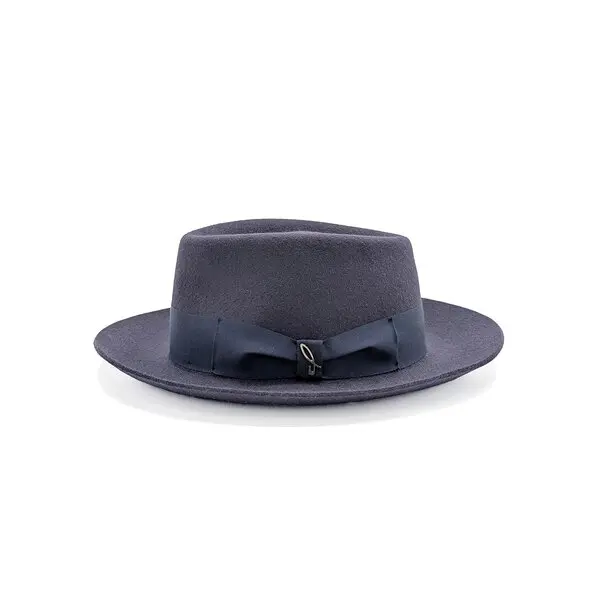 DORIA 1905 Storm Lapin Felt Telescope Hat - Grey