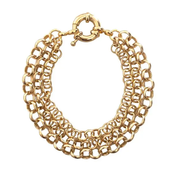 IN CAUDA VENENUM Zorya Chain Bracelet - Gold