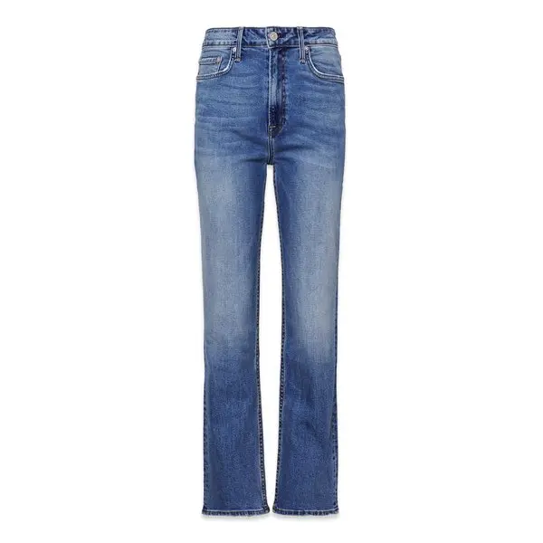 NOEND Dru Mom Straight Jeans In Kodiak - Blue