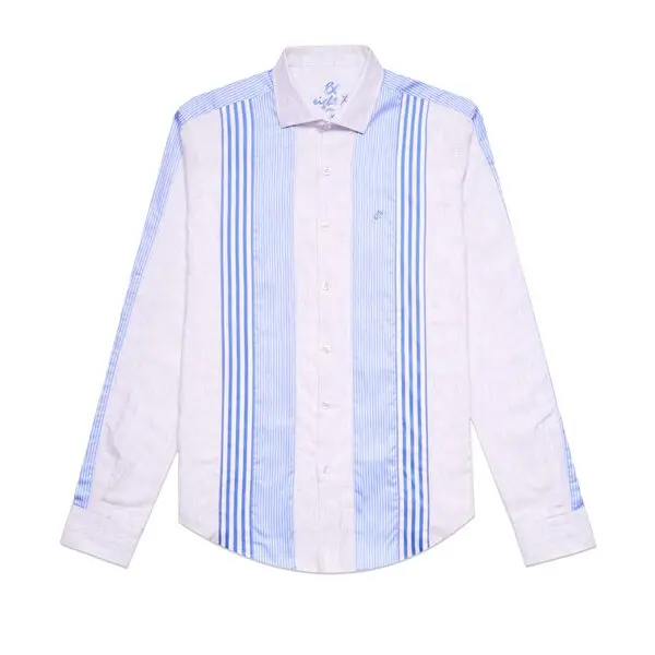 EIGHT X Blue / White Downstream Button Down Shirt