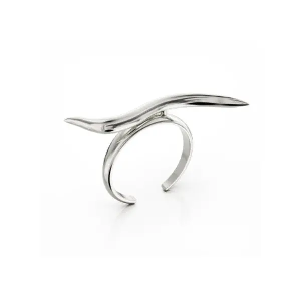 LINDA FIORE Swirl Ring - Silver