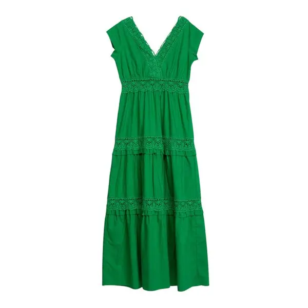 NIZA Elisa Long Lace Dress