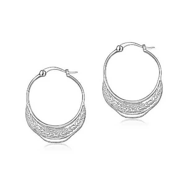 JANUS EDINBURGH Thoth Crescent Earrings - Silver