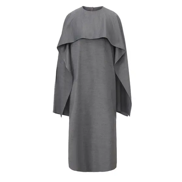 FRONT ROW SHOP Opera Cape Maxi Dress