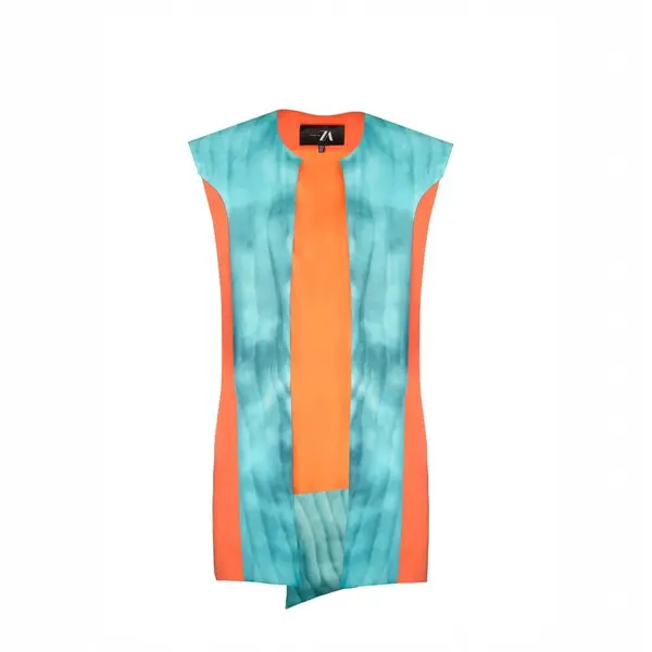 MADEBYZA Colour Block Sleeveless Vest