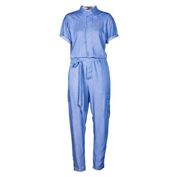 CARLTON JONES Tencel Denim Relaxed Fit Jumpsuit