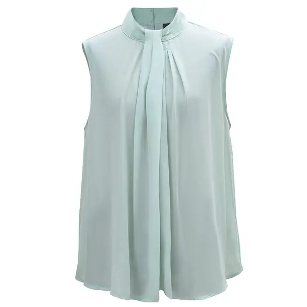 SMART AND JOY Draped Sleeveless Top