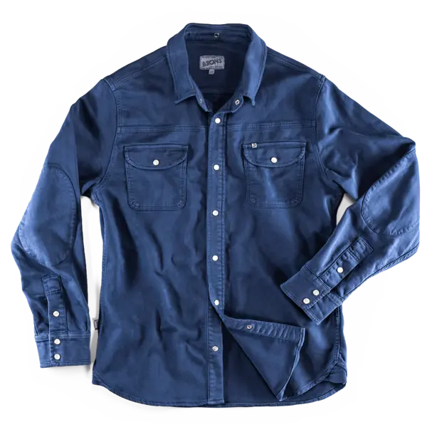 &SONS TRADING CO Sunday Shirt Navy