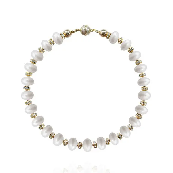 SAULE LABEL Mika Necklace - White/gold