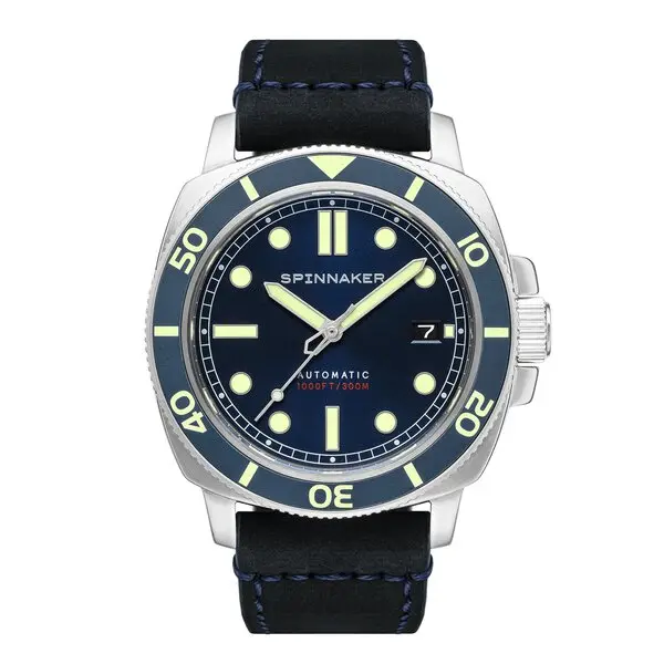 SPINNAKER Hull Diver Automatic Arctic Watch - Blue