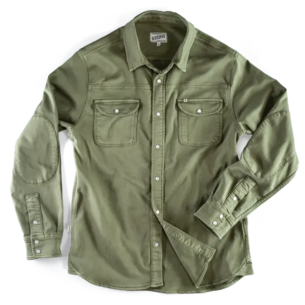 &SONS TRADING CO Sunday Shirt Army 2