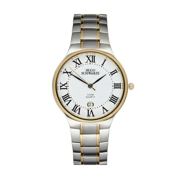 BERMUDA WATCH COMPANY Hugo Schwarze Kahlo Stainless Steel Bracelet Watch - Gold