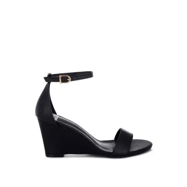 RAG & CO Pobora Leather Wedge Heel Sandals