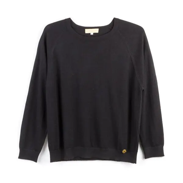 BEL CASHMERE Chelsea Cashmere And Silk Sweater - Black