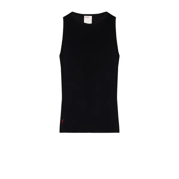 PCFG Free Heaven Rib Tank Top Jet - Black
