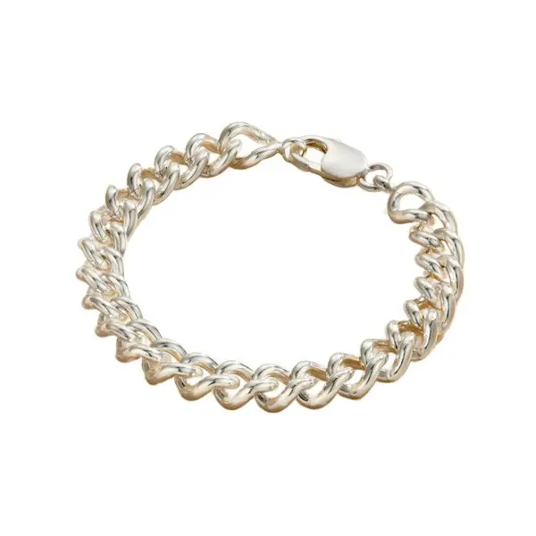 POSH TOTTY DESIGNS Large Curb Chain Bracelet - Silver