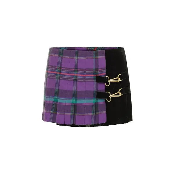 COME ON Jack Tartan Mini Skirt