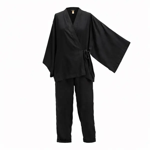 CEVA CU DICHIS Cupro Kimono & Trousers Set