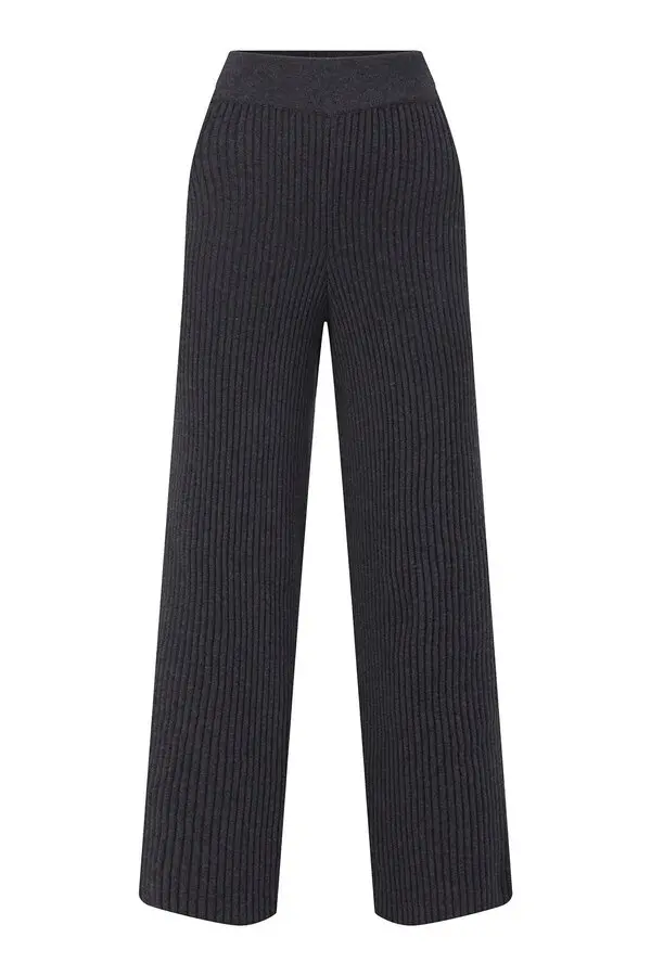 PERALUNA Cashmere Blend Knit Trousers