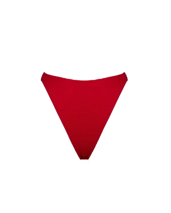 MERIDIAN SWIMWEAR Horizon Bikini Bottom - Red