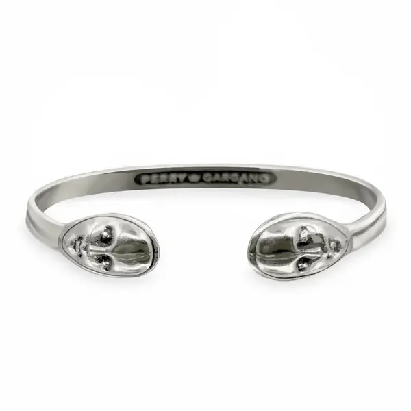 PERRY GARGANO Brass Looking Glass Cuff - Silver