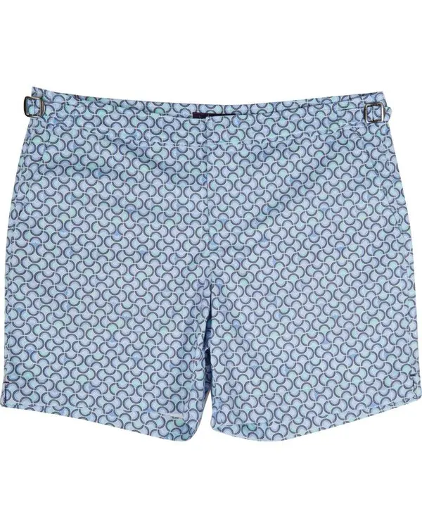 LORDS OF HARLECH Printed Swim Shorts - Blue