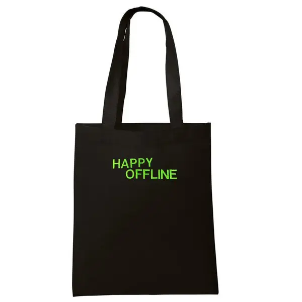 QUILLATTIRE Embroidered Shopper Tote Bag