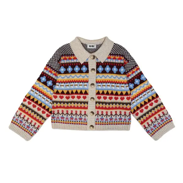 GIGI KNITWEAR Bee Garden Cardigan
