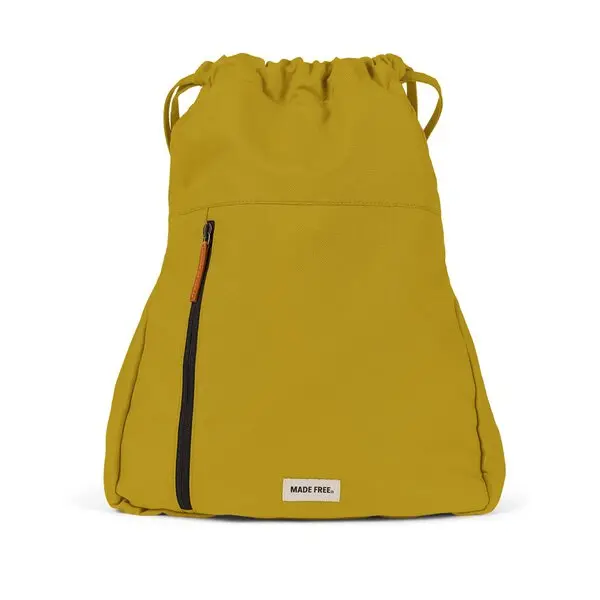 MADE FREE Sport Drawstring Backpack - Yellow