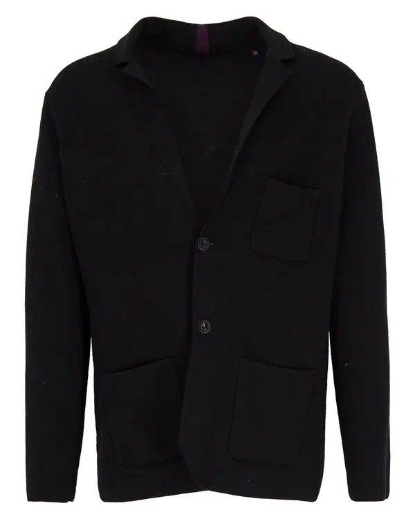LORDS OF HARLECH Jacob Sweater Jacket - Black