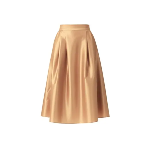IZABELA MANDOIU Taffeta Midi Skirt