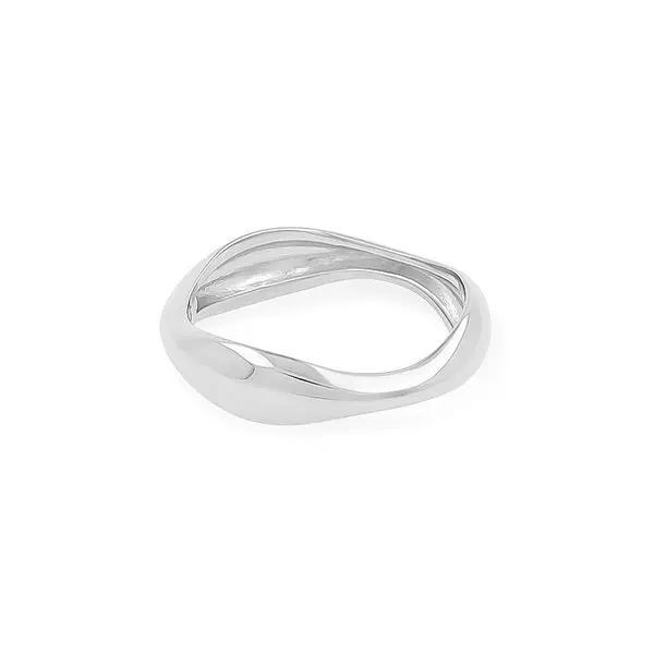 Côté Caché Sterling Wave Ring