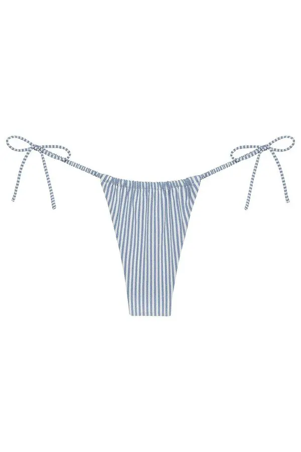 MONTCE Brasil Scrunch Bikini Bottom - Blue/white