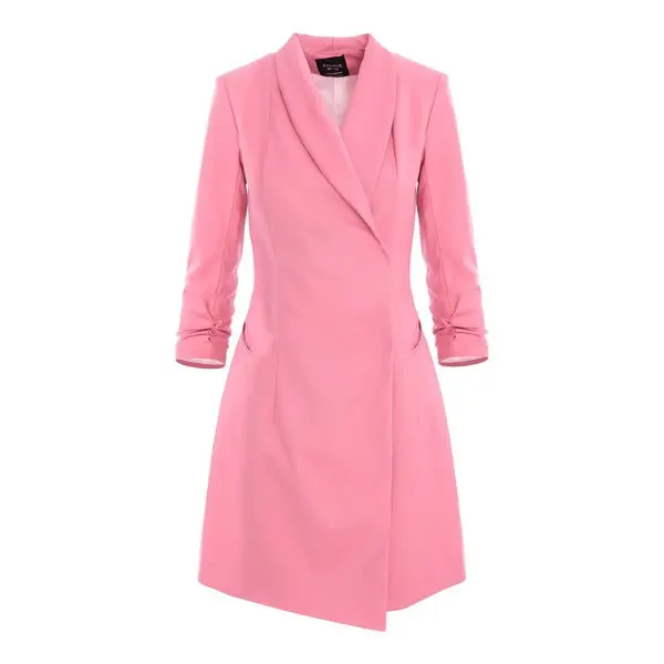 AVENUE N°29 Asymmetric Tailored Blazer Dress