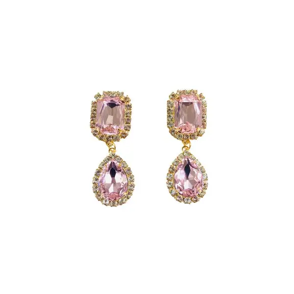 THE PINK REEF Drop Earrings - Pink
