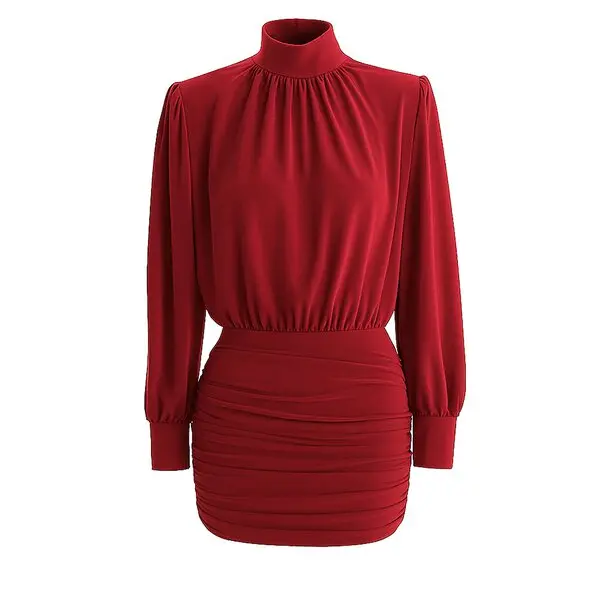 MAISON DE GALA Isla High-neck Mini Dress
