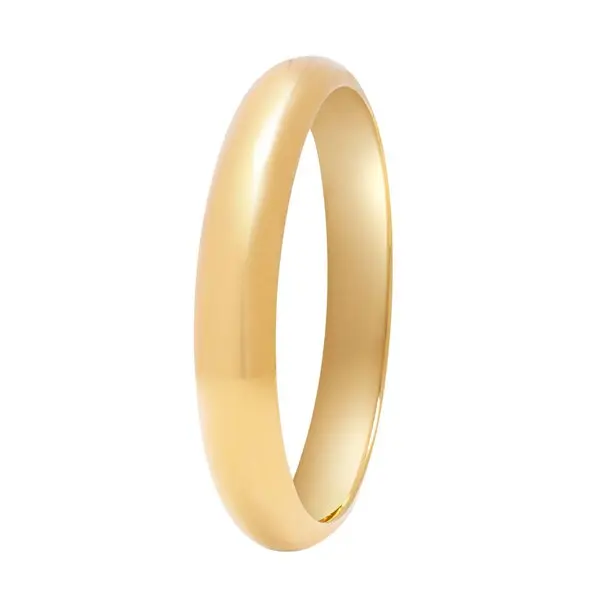 NIALAYA JEWELRY Classic 12mm Round Bangle - Gold