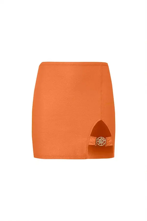 LUNA B Mini Skirt - Orange