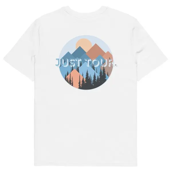 ANCHOR & CREW Just Tour. Seeker Organic Cotton T-shirt - White
