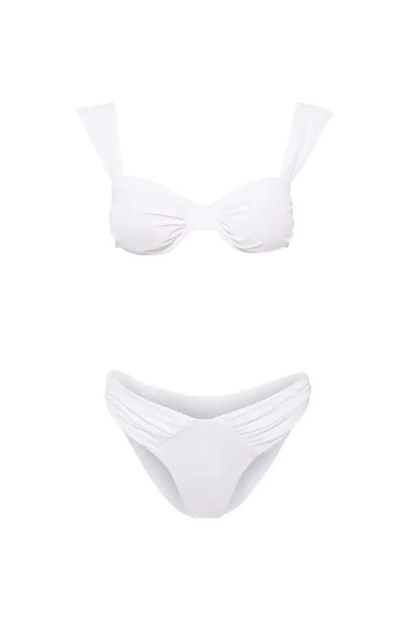 LUNA B Anna Bikini Bottom - White