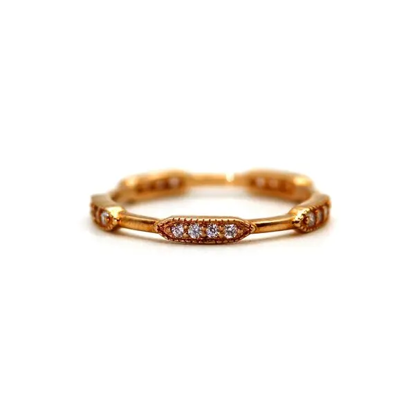 VICSTONENYC FINE JEWELRY Diamond Eternity Bar Ring - Gold