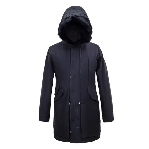 SMART AND JOY Hooded Cotton Jacquard Parka