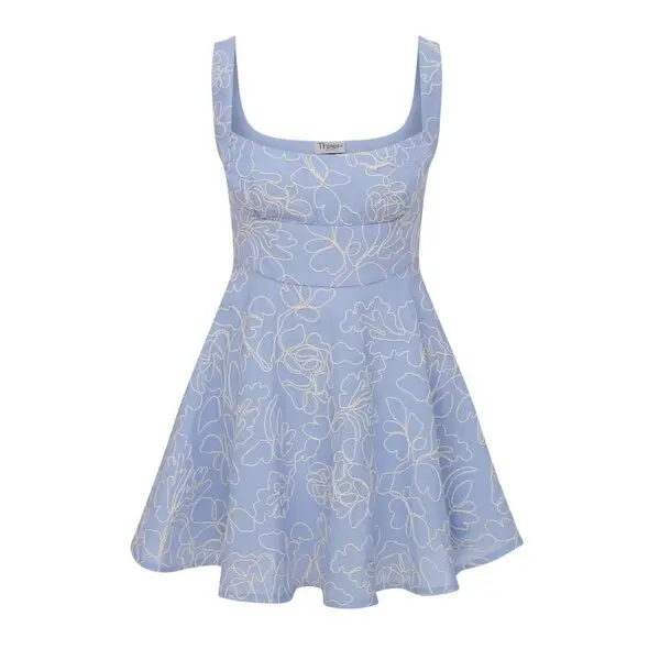 THISISU COLLECTION Serenette Mini Dress - Blue