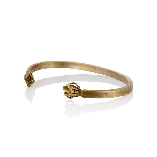 CARTOGRAPHY Anatomical Heart Grenade Cuff - Gold