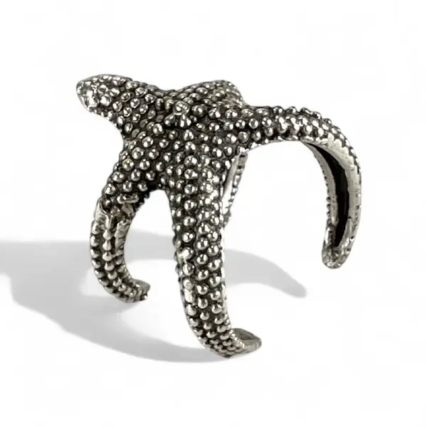 BY VIRGO Zymera Antique Ring - Silver