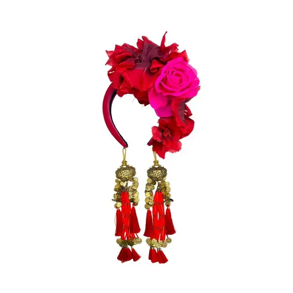 JULIA CLANCEY Niña Fresa Bloom Dream Band - Red