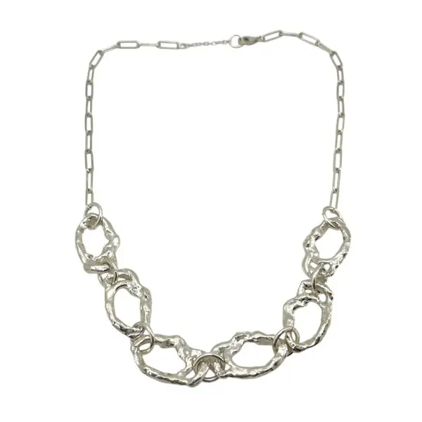 BIO-TRIMMINGS Pascal Statement Necklace - Silver