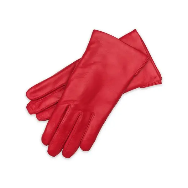 1861 GLOVE MANUFACTORY Modica Leather Gloves - Red
