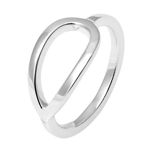 LUCY QUARTERMAINE Solid Sterling Petal Ring - Silver